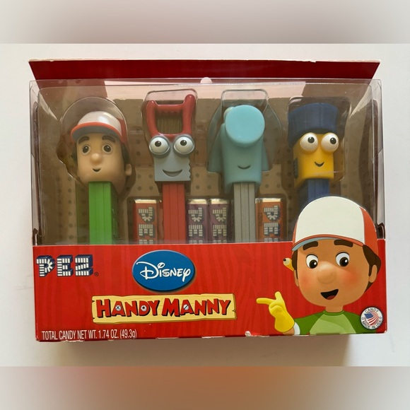 Disney | Other | Disney Handy Manny Pez Dispenser Set Hammer Saw Tools ...